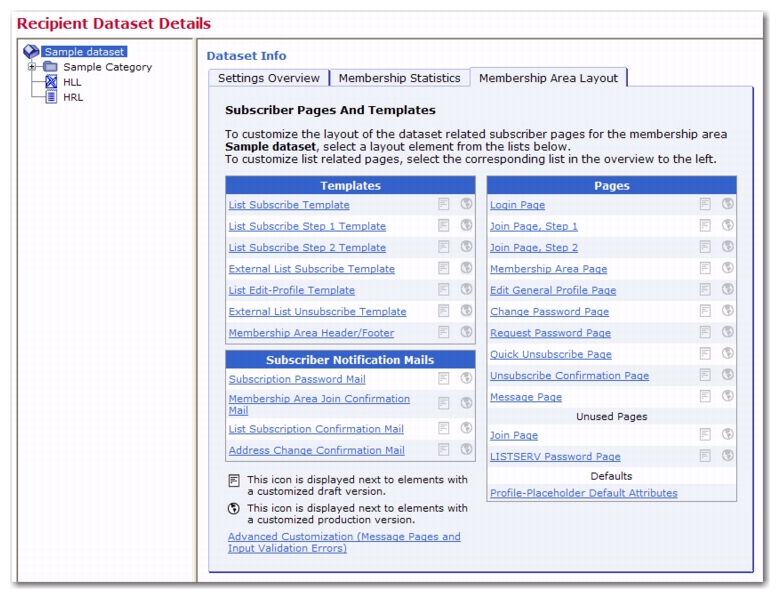 Customizing the Subscriber Interface